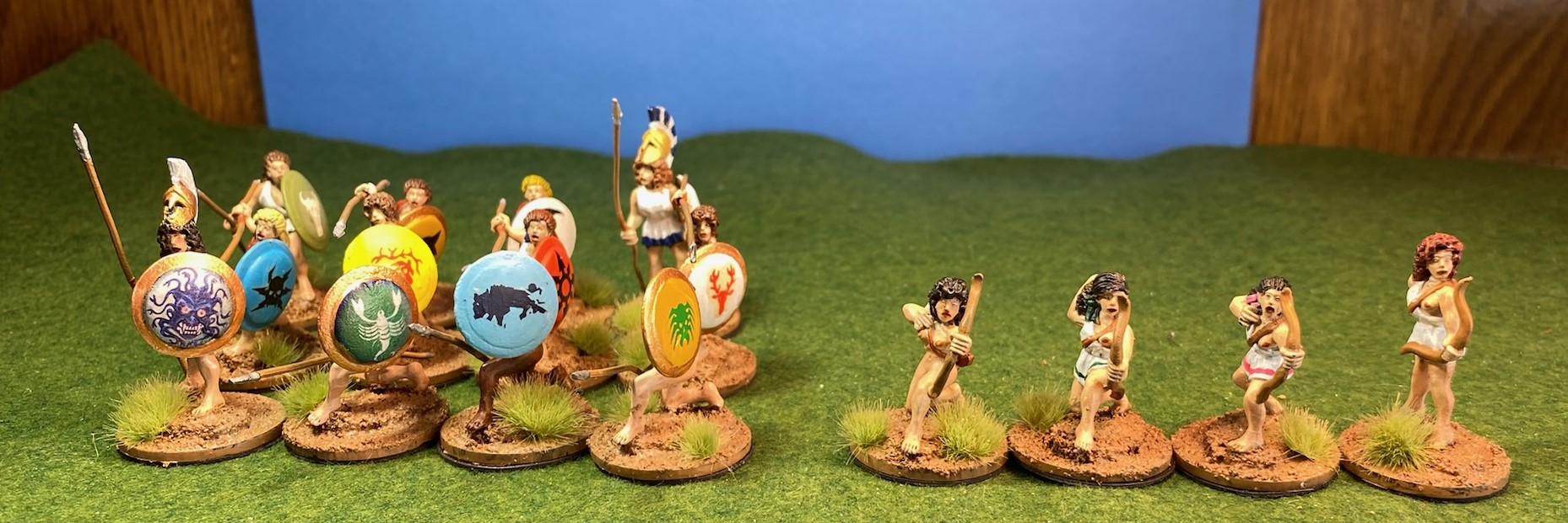 Rebasing Miniatures – the Amazons – Atomic Floozy Adventures
